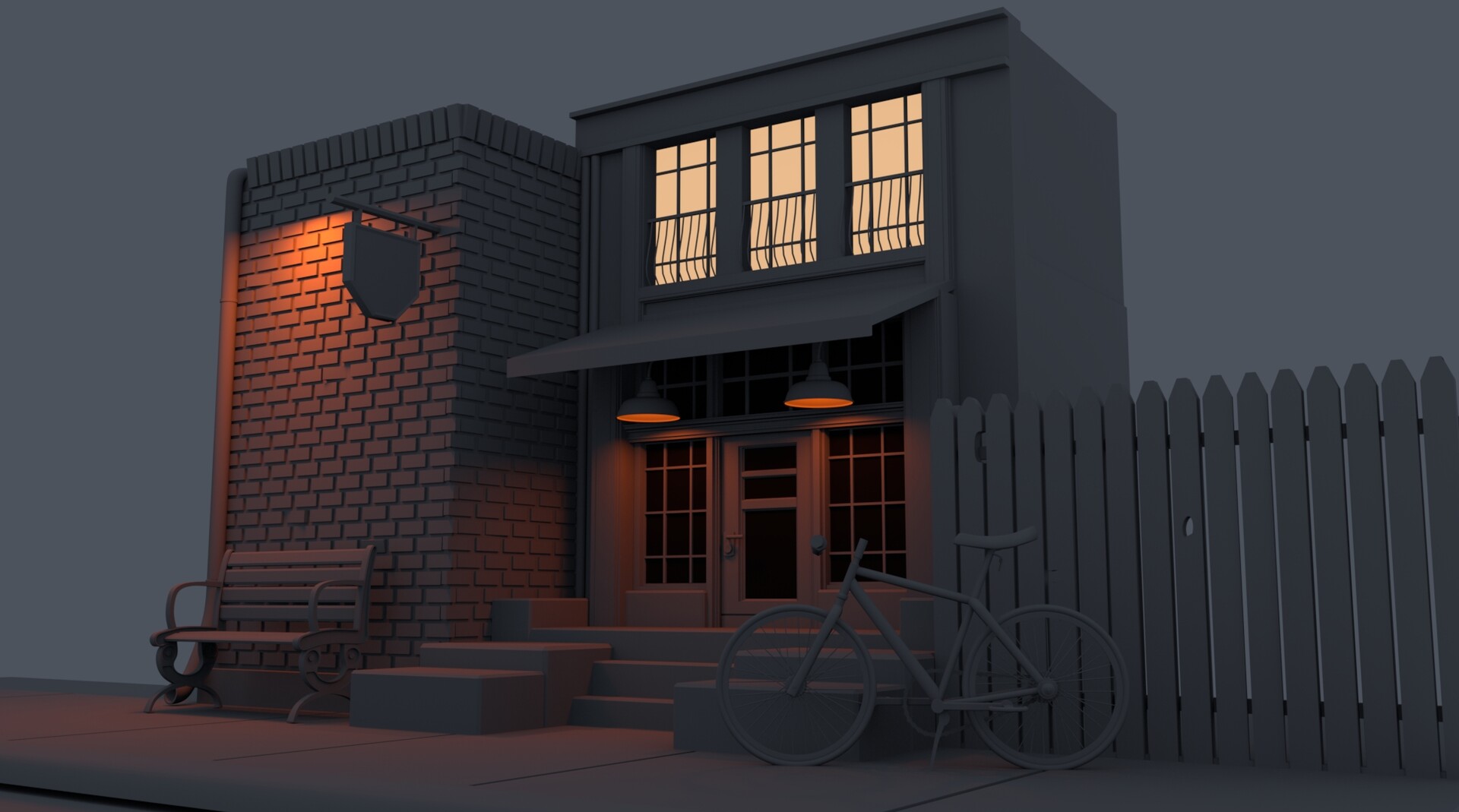 ArtStation - London Storefront