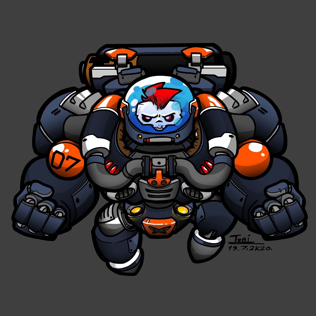 ArtStation - Wrecking bot