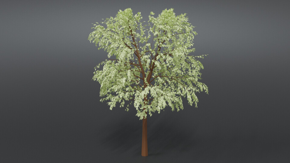chroma 3D - Cartoon Tree 3D