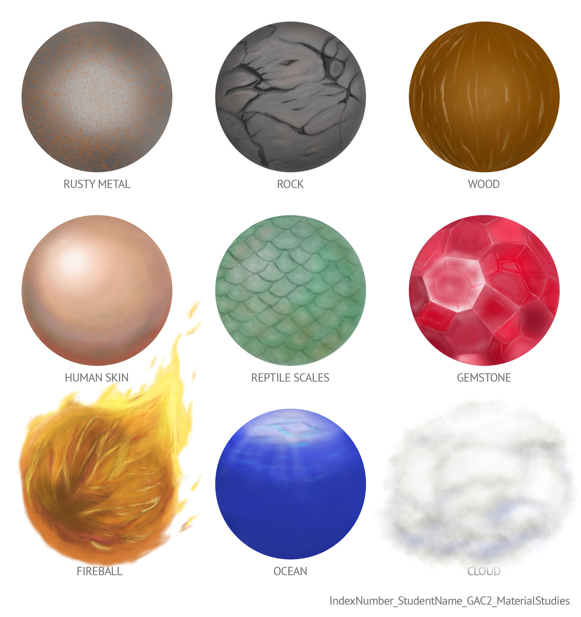 ArtStation - Ball textures