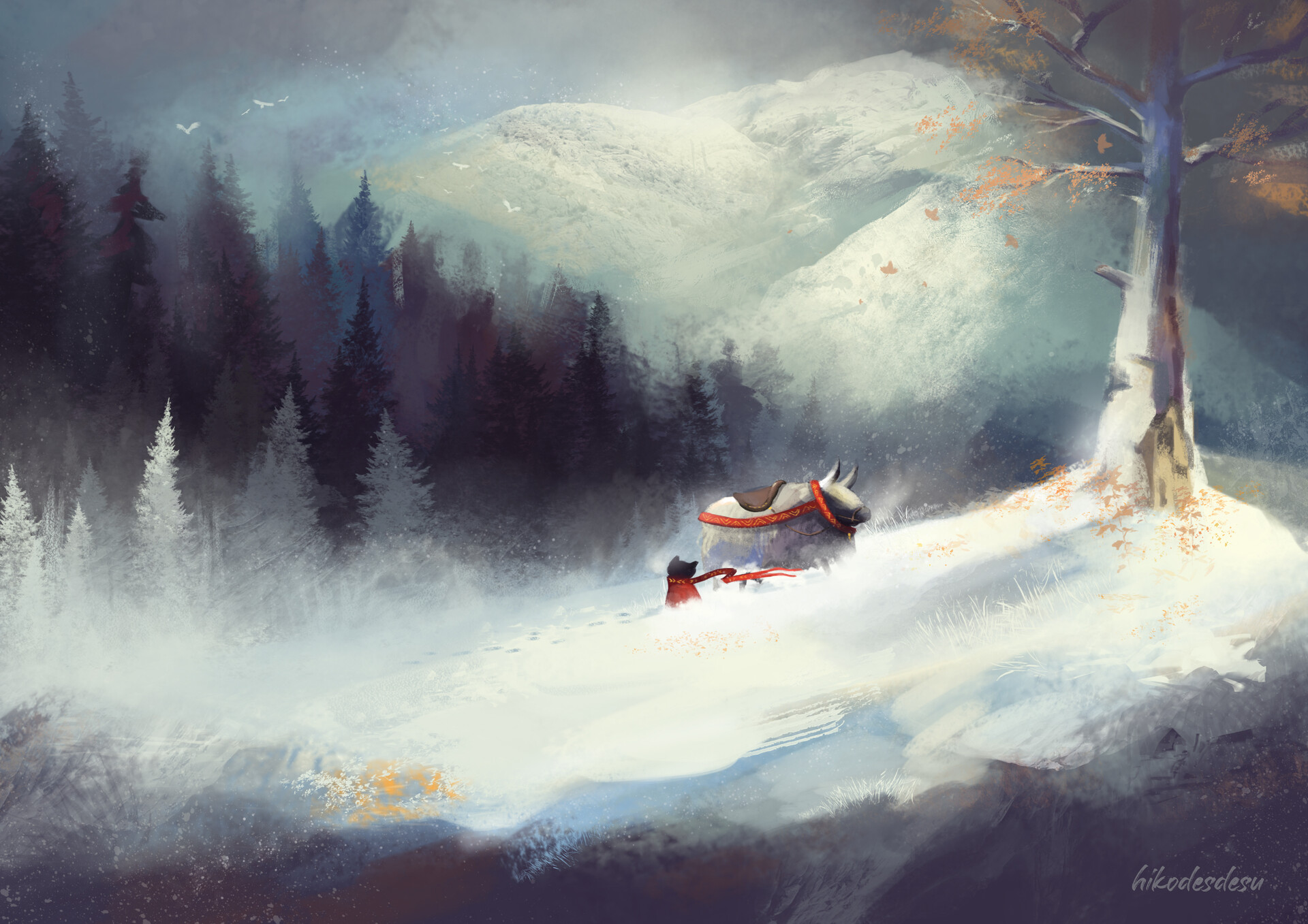 ArtStation - It's A Snow Day