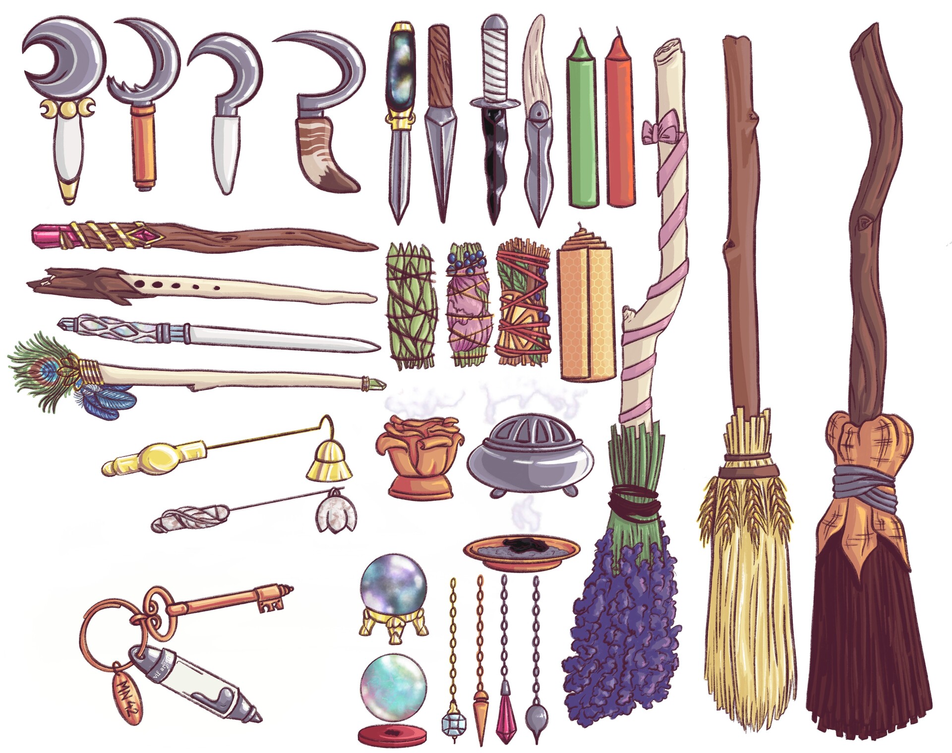ArtStation - Witchy items