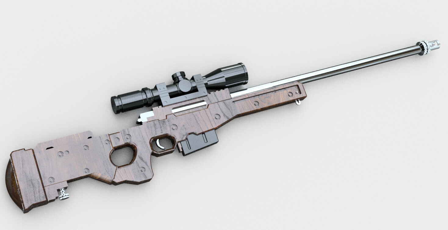 ArtStation - Self made gun