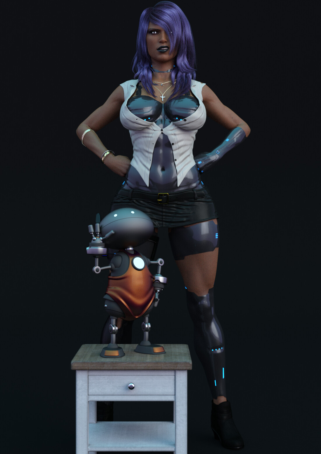 ArtStation - Ana Cyber Assistant