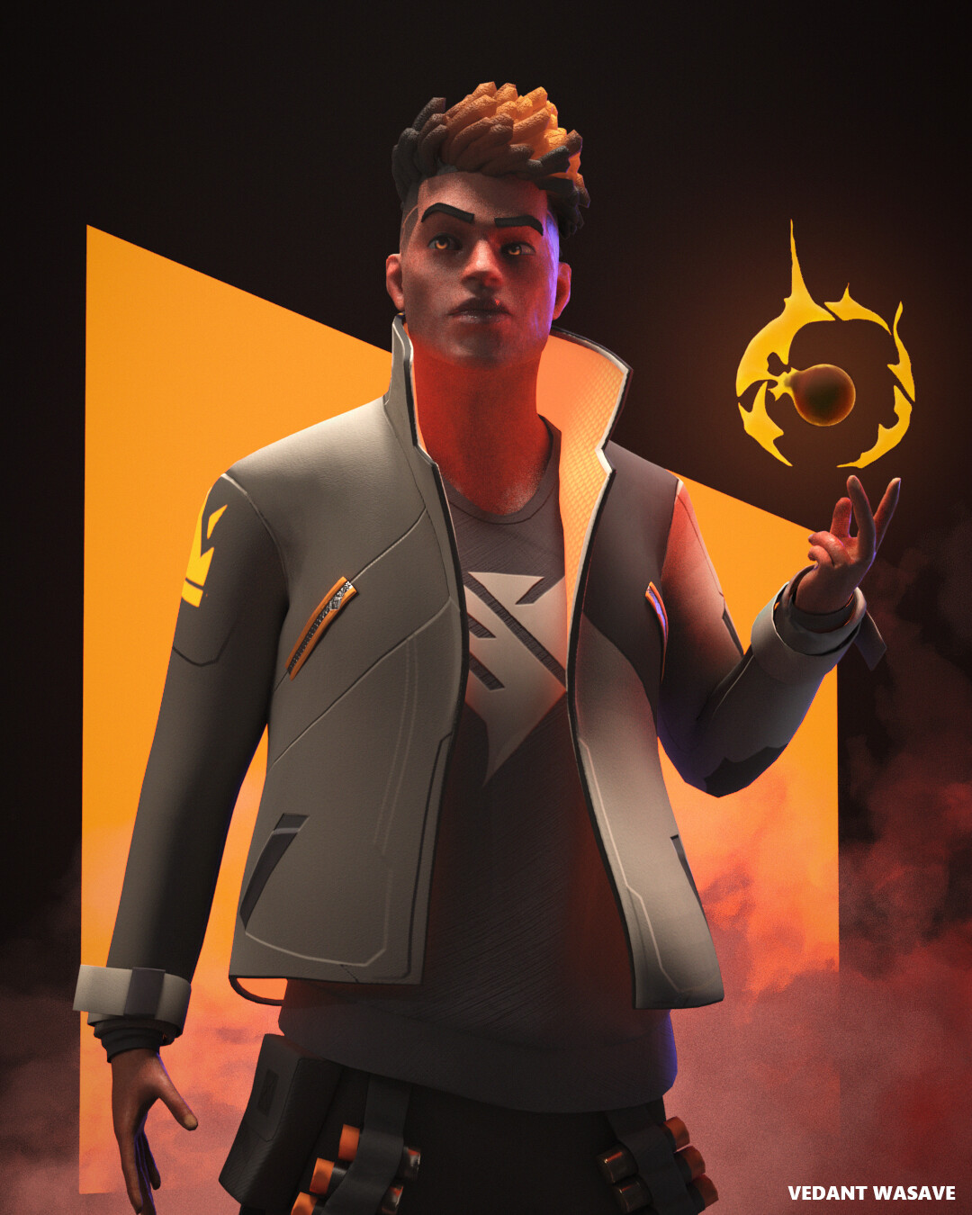 ArtStation - Valorant phoenix fanart