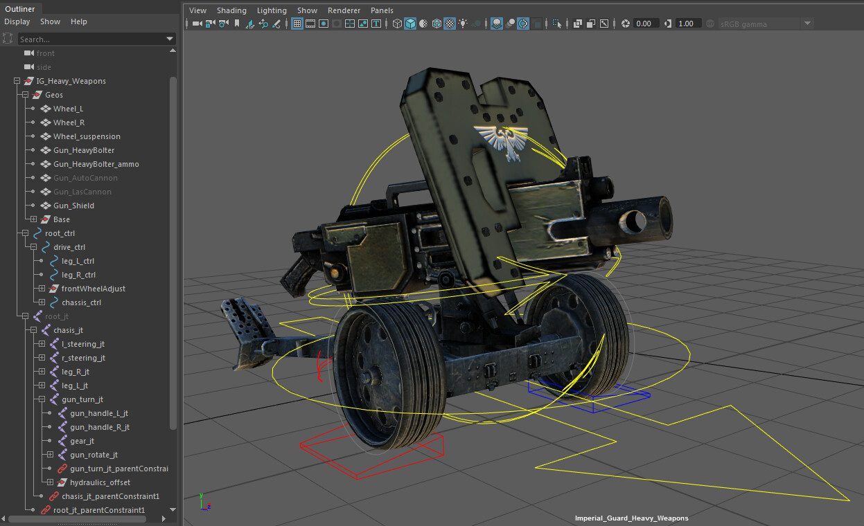 Roy Aston - Imperial Guard - Heavy Weapon Rigs