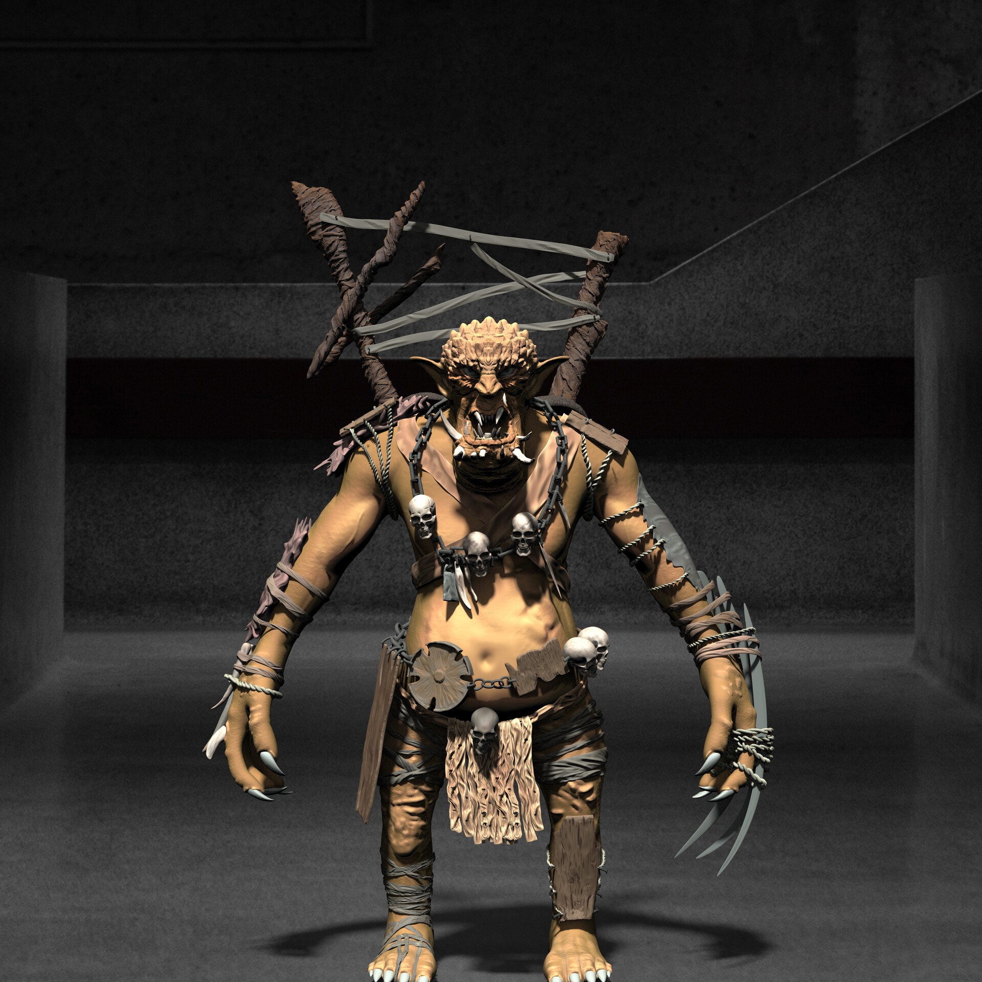 ArtStation - Total War: Warhammer - Chaos Trolls