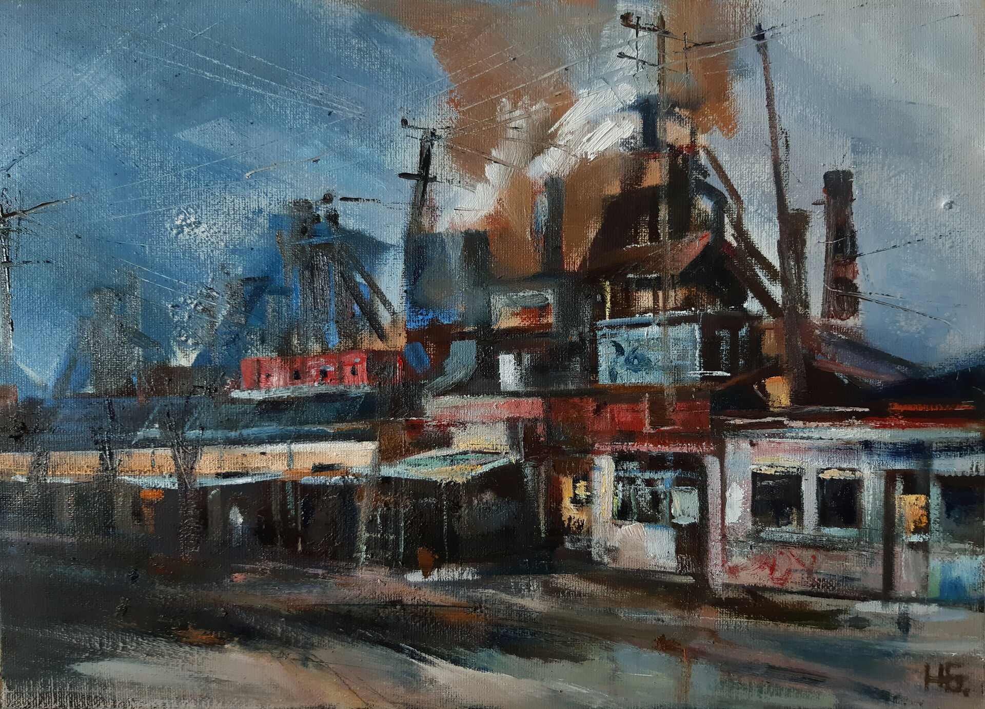 ArtStation - Industrial landscape-2