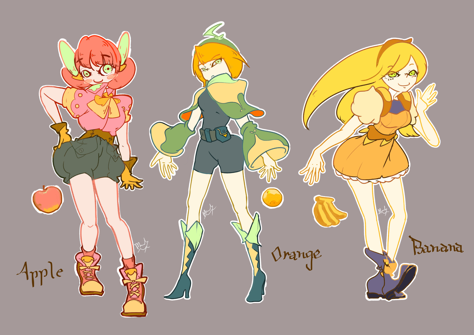 ArtStation - Fruit Character