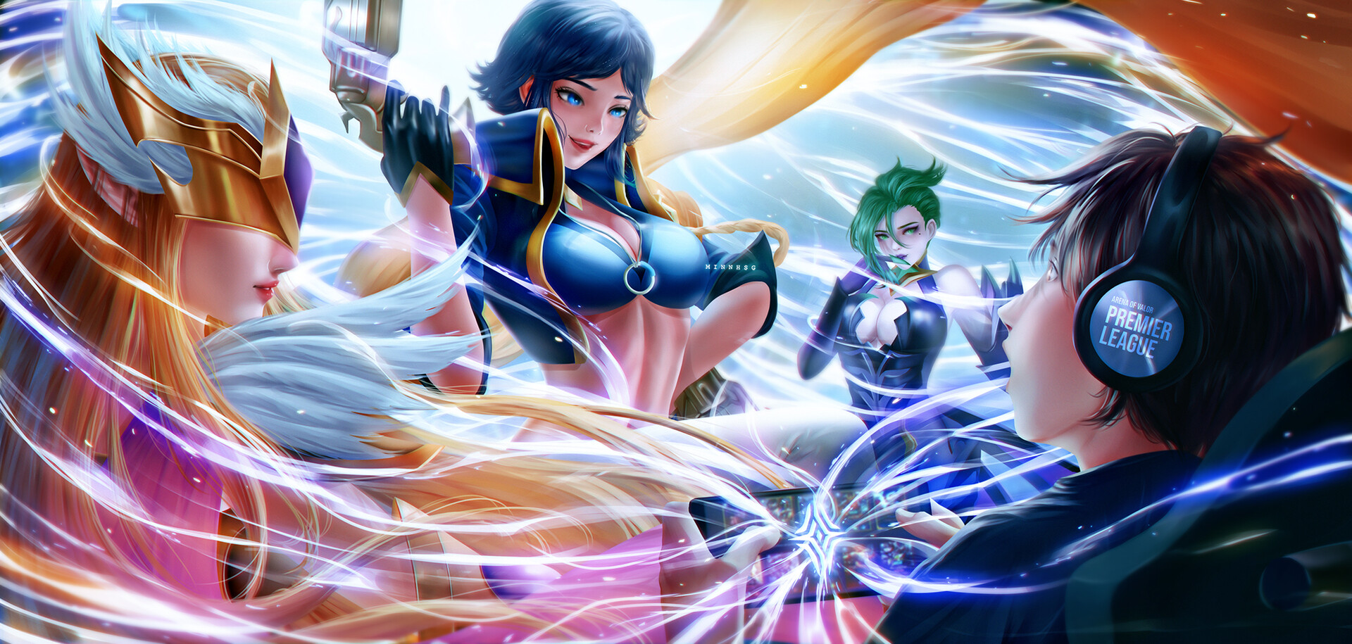 ArtStation - Ilumia, Violet & Natalya AOV Fanart