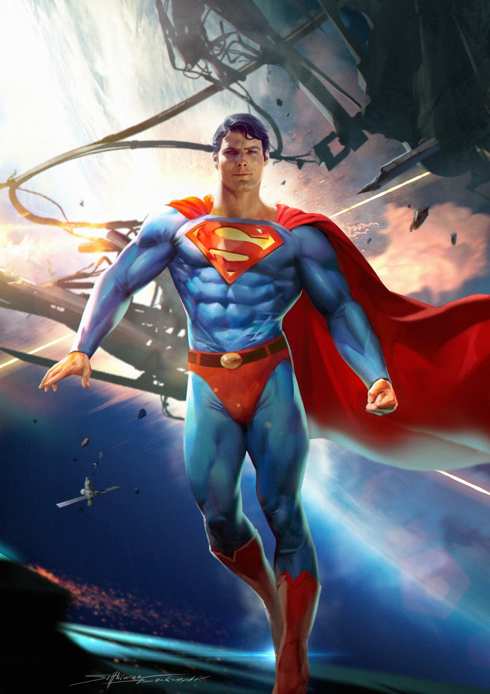 ArtStation - Superman oldschool fanart