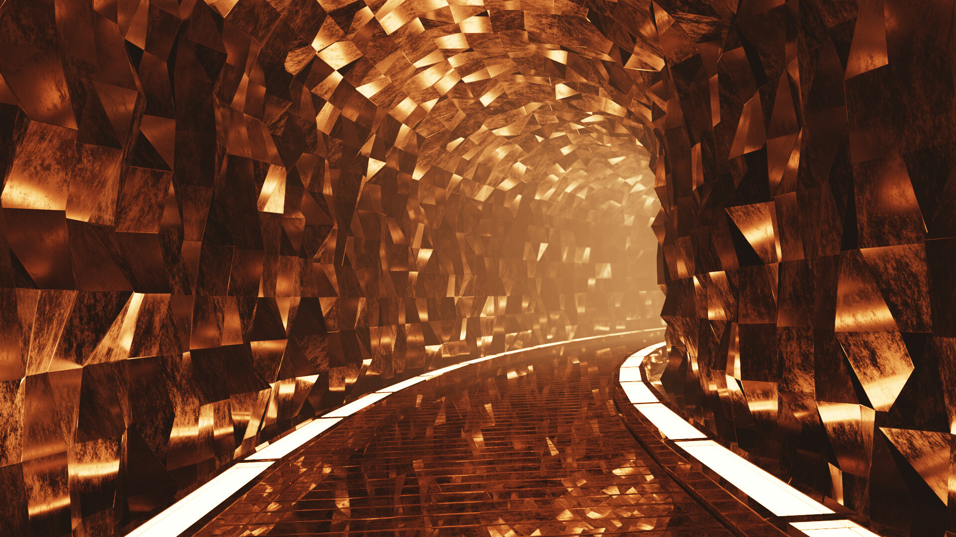 ArtStation - Orange Tunnel