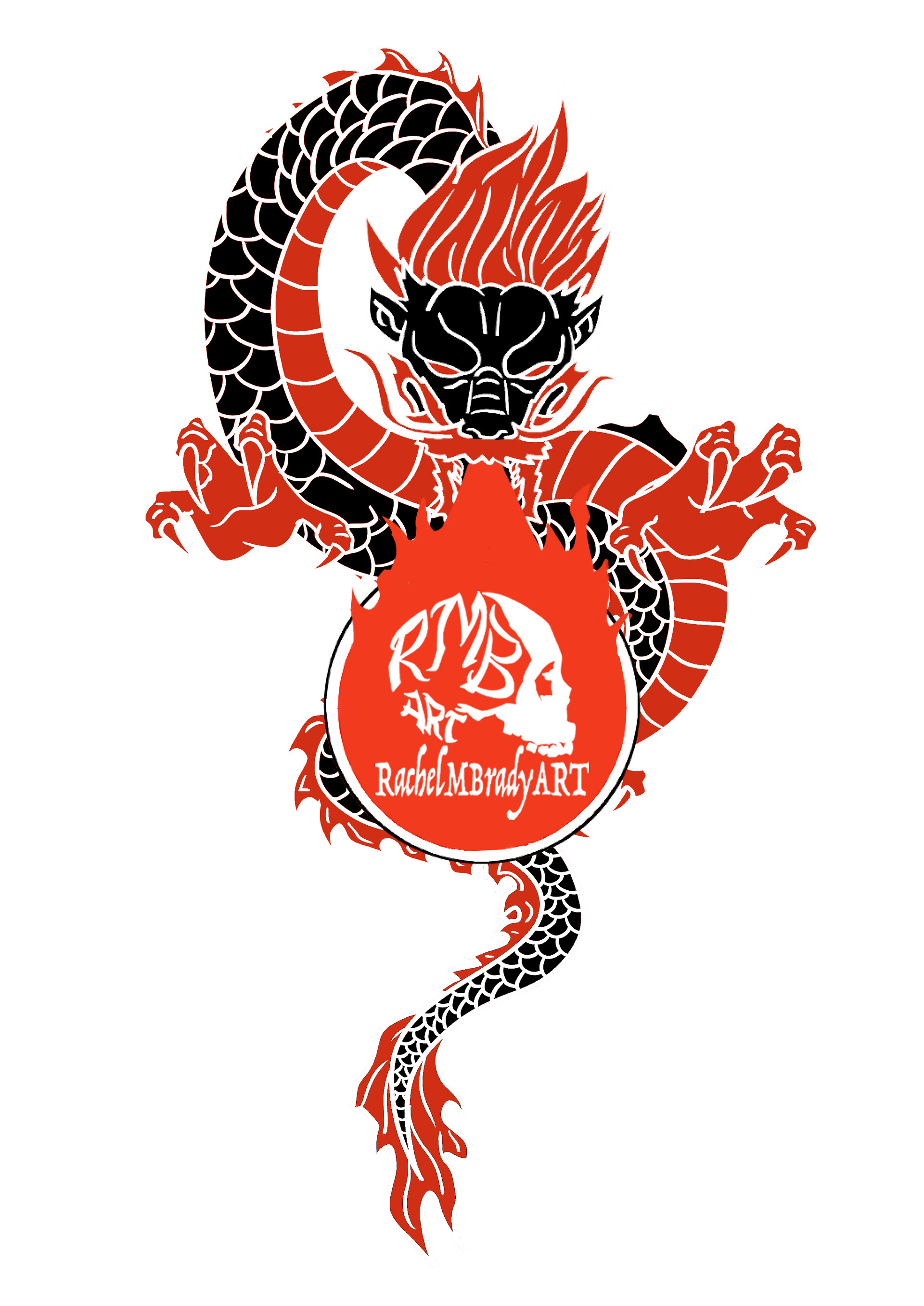 ArtStation - Eastern Dragon Logo