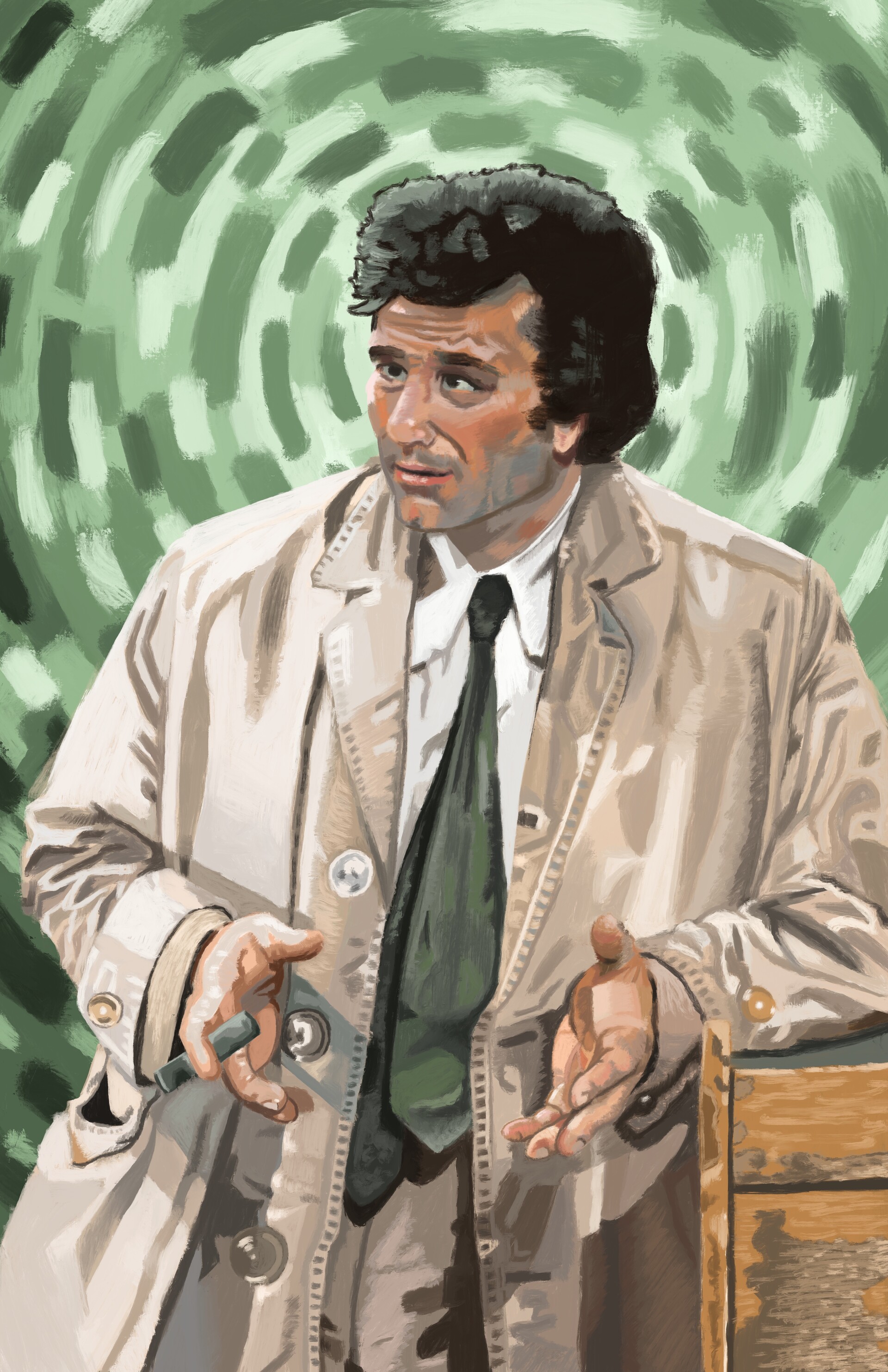 ArtStation - Police Lt. Inspector Columbo (Peter Falk)
