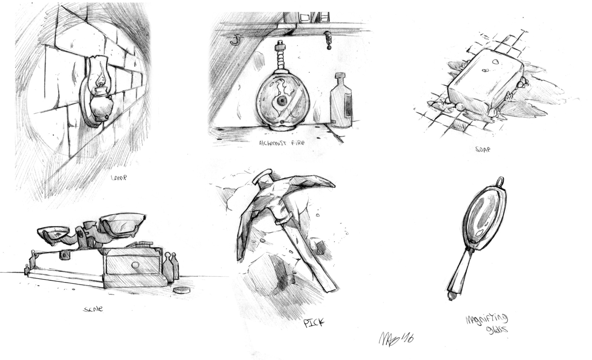 concept art objects