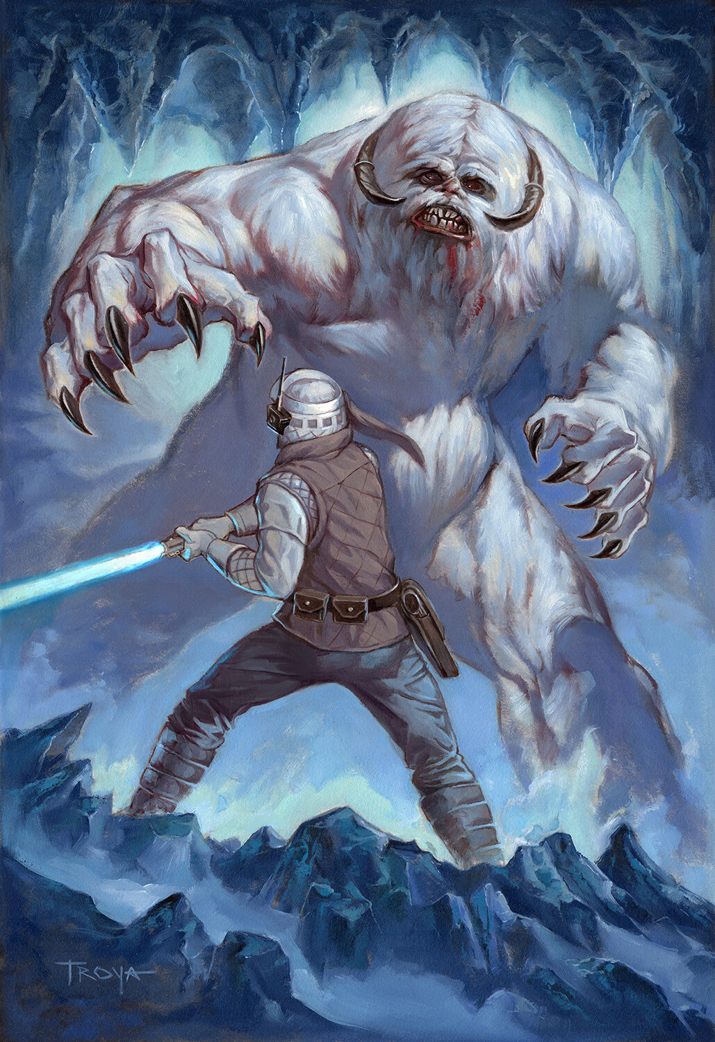 ArtStation - Luke vs. the Wampa