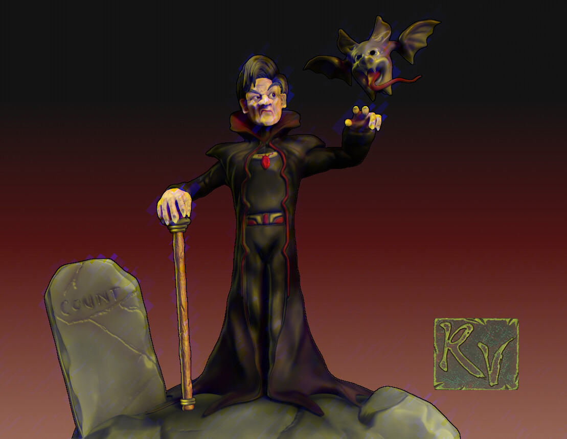 ArtStation - Dracula and his "puppy"