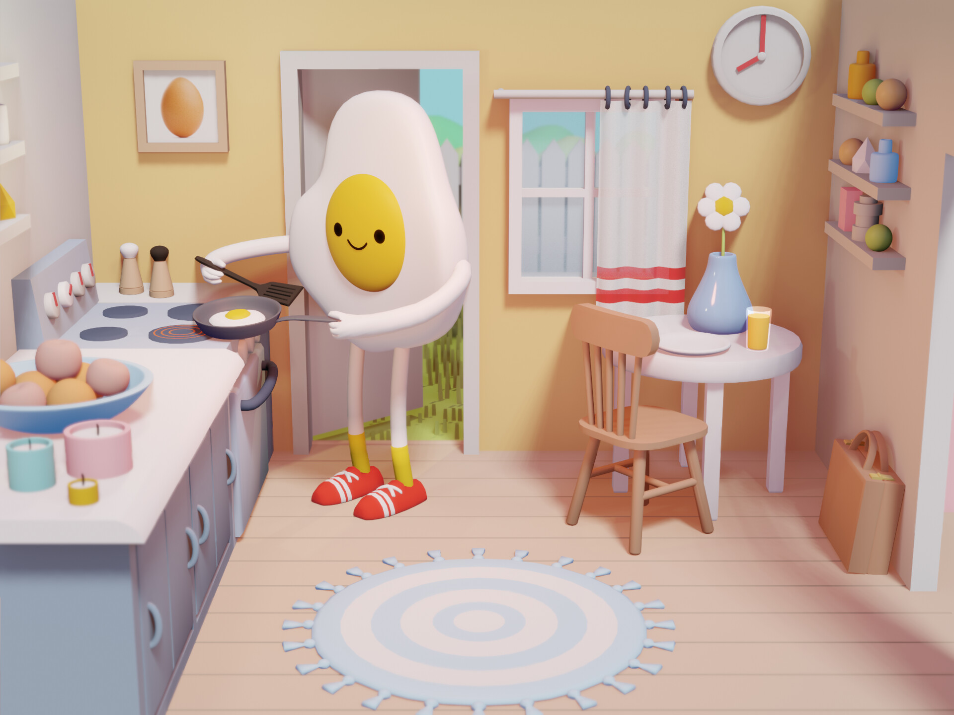 ArtStation - egg kitchen