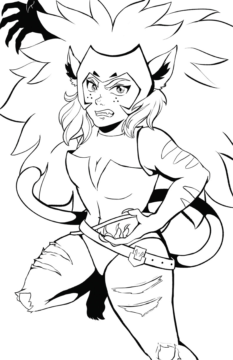 he man and she ra coloring pages