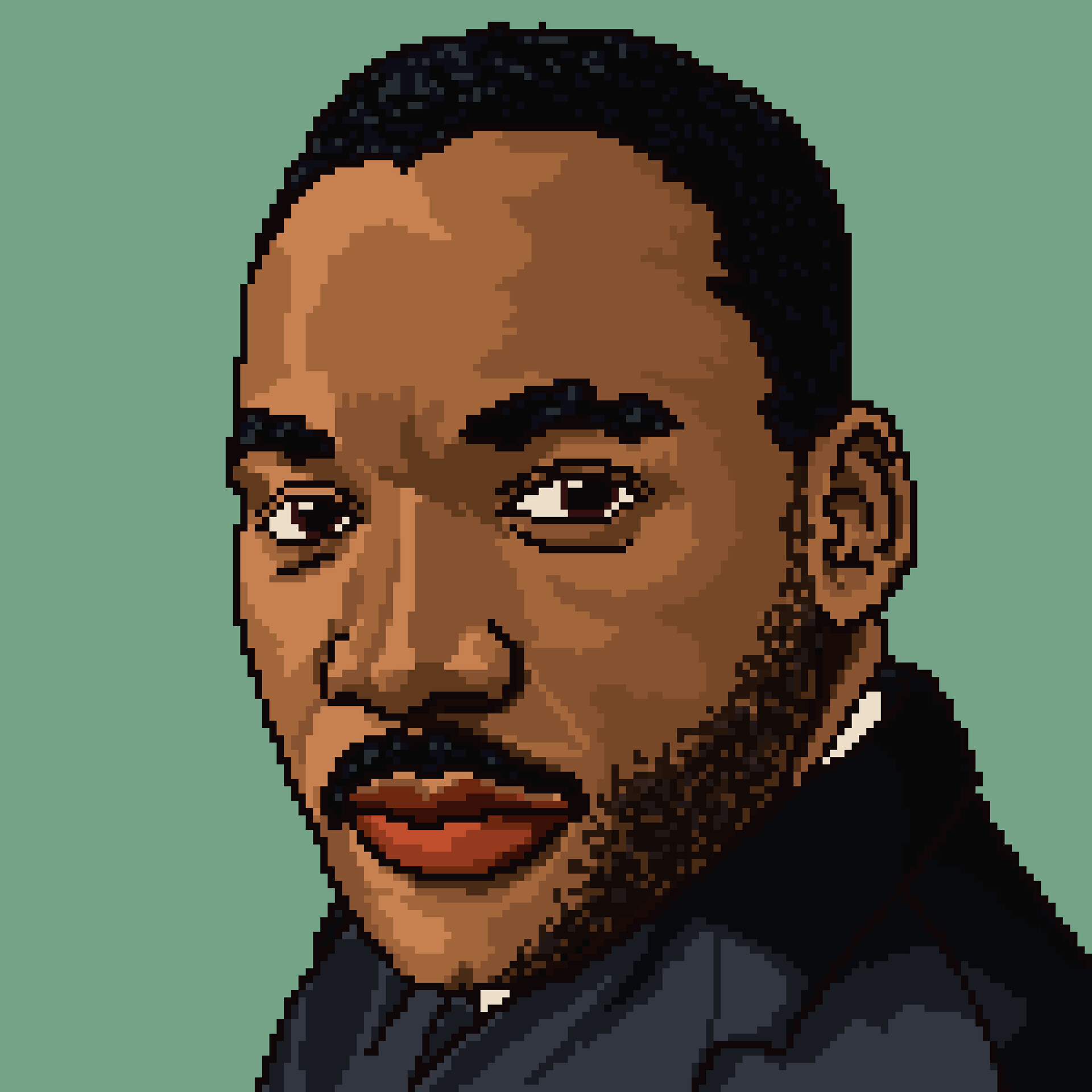 ArtStation - Pixel Art Portrait of Martin Luther King Jr