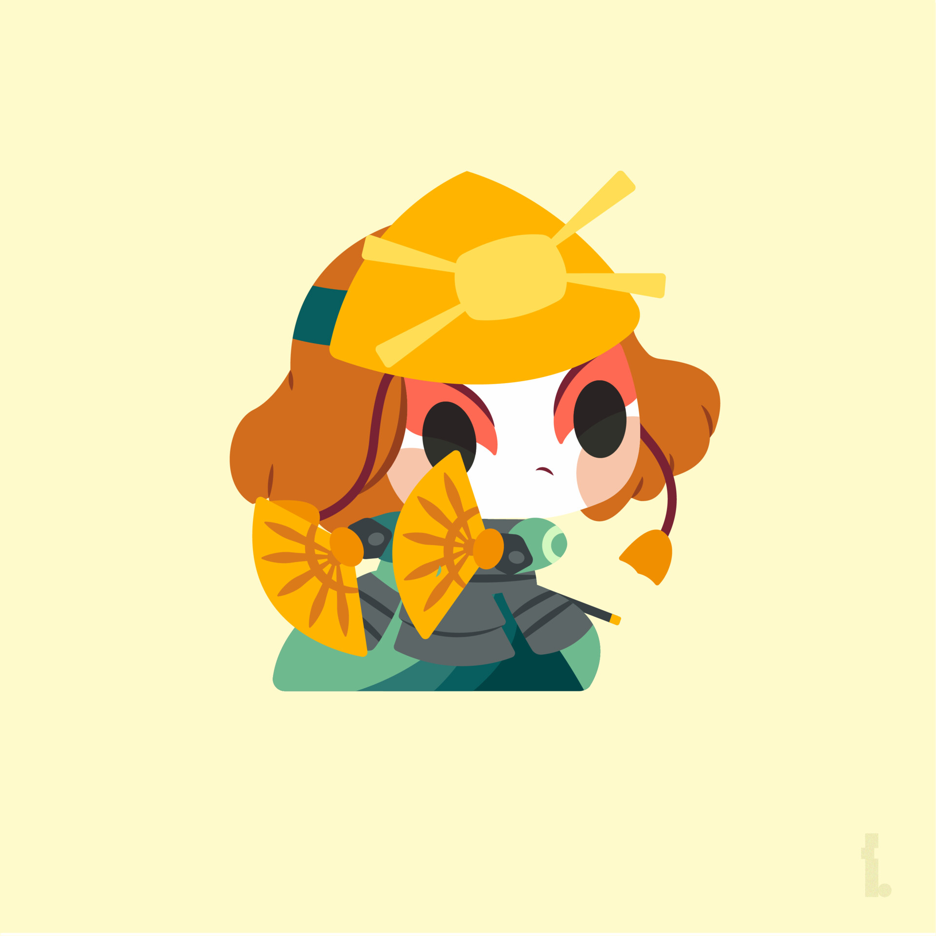 ArtStation - Kyoshi Warrior