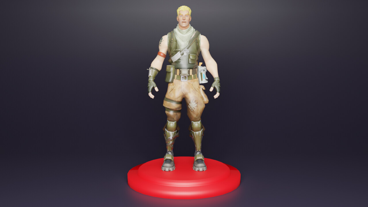 ArtStation - Fortnite Basic Character