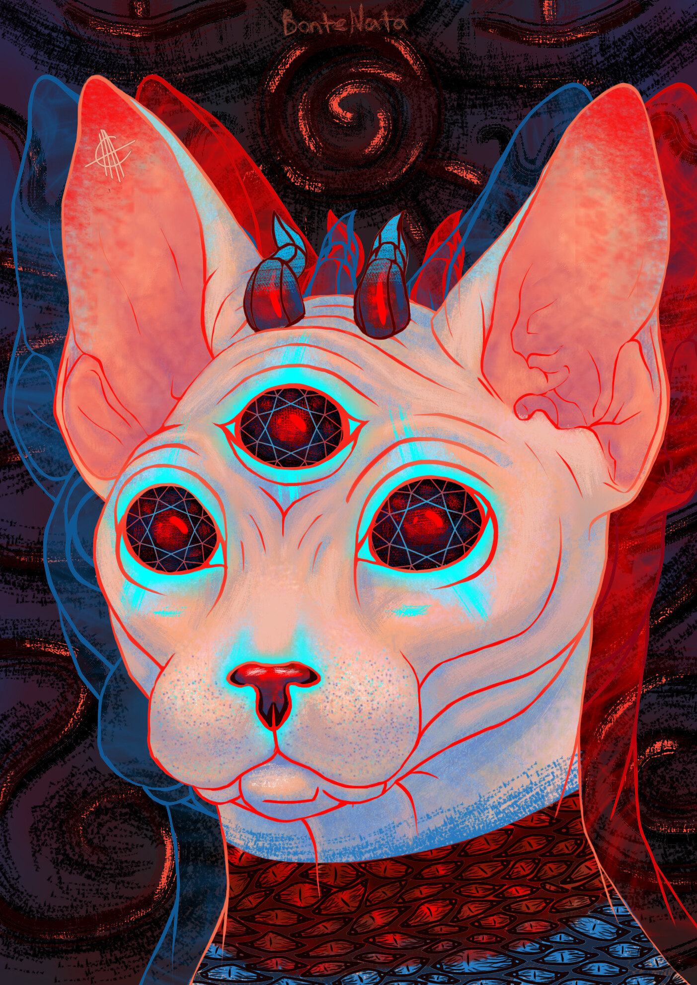 ArtStation - Sphinx cat