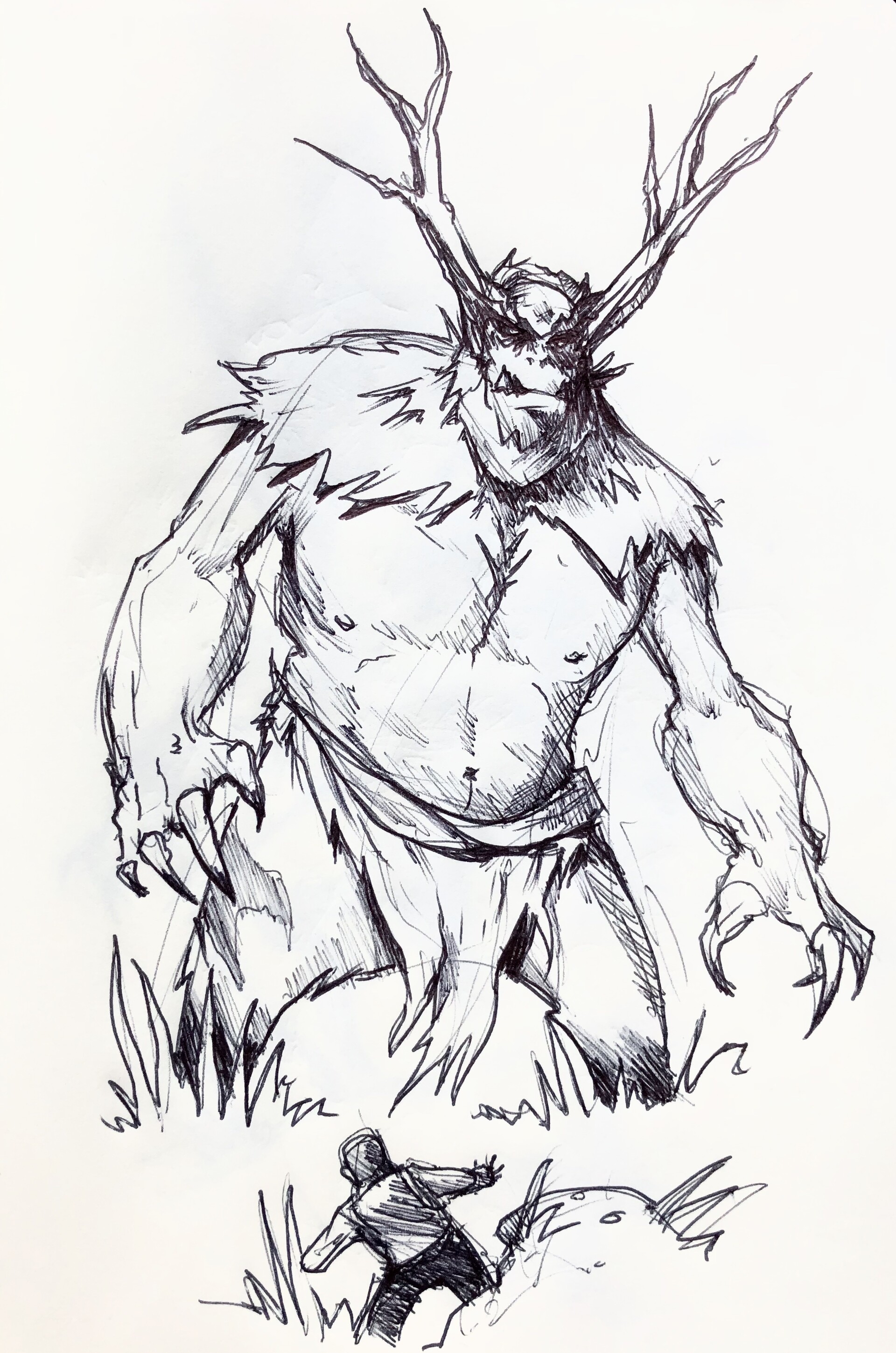 ArtStation - Wendigo design