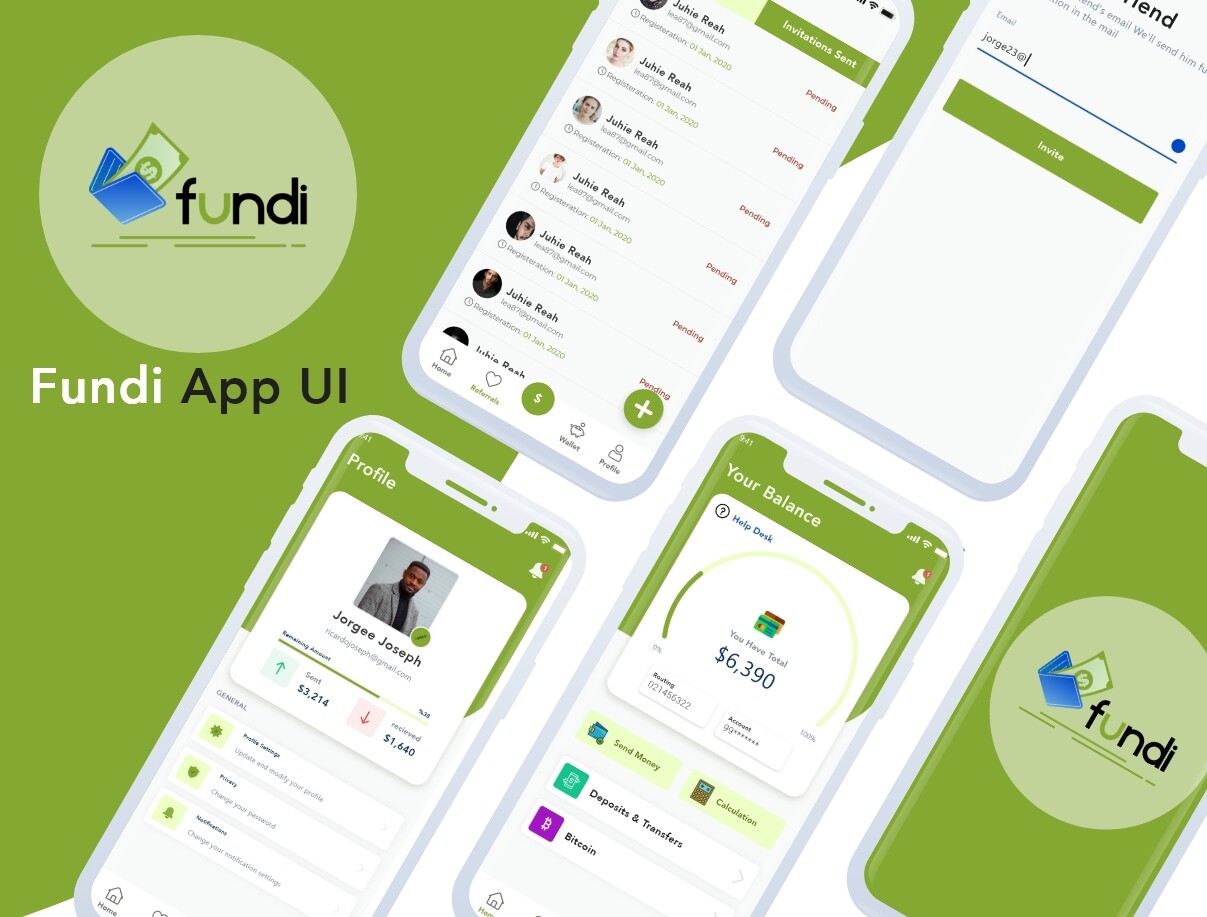 ArtStation - Fundi Cash App UI Design