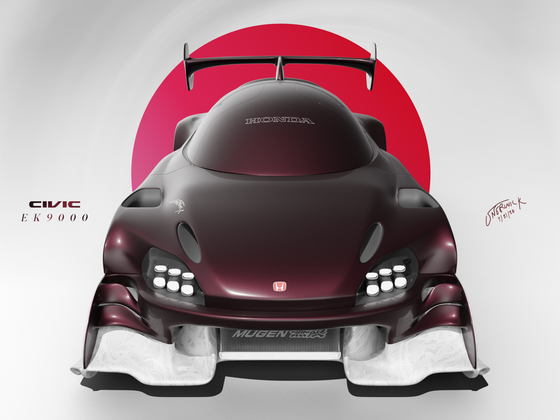 ArtStation - Honda Civic EK9000 Concept