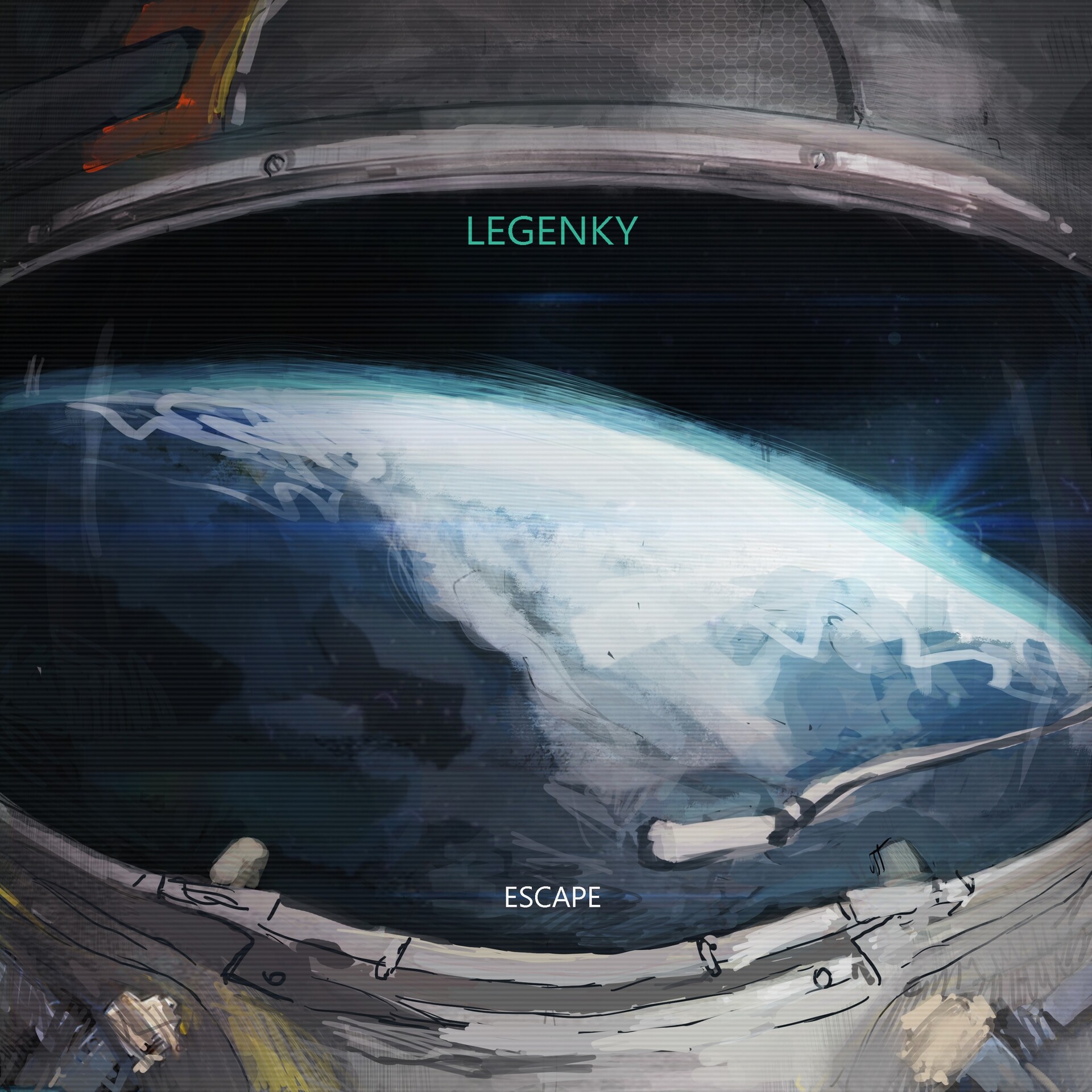 ArtStation - Escape (Album cover) ~2018