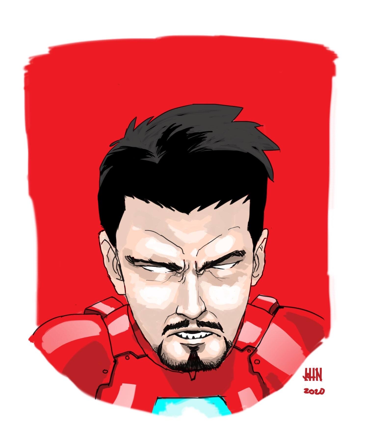 ArtStation - Some Tony Stark fan art I did before