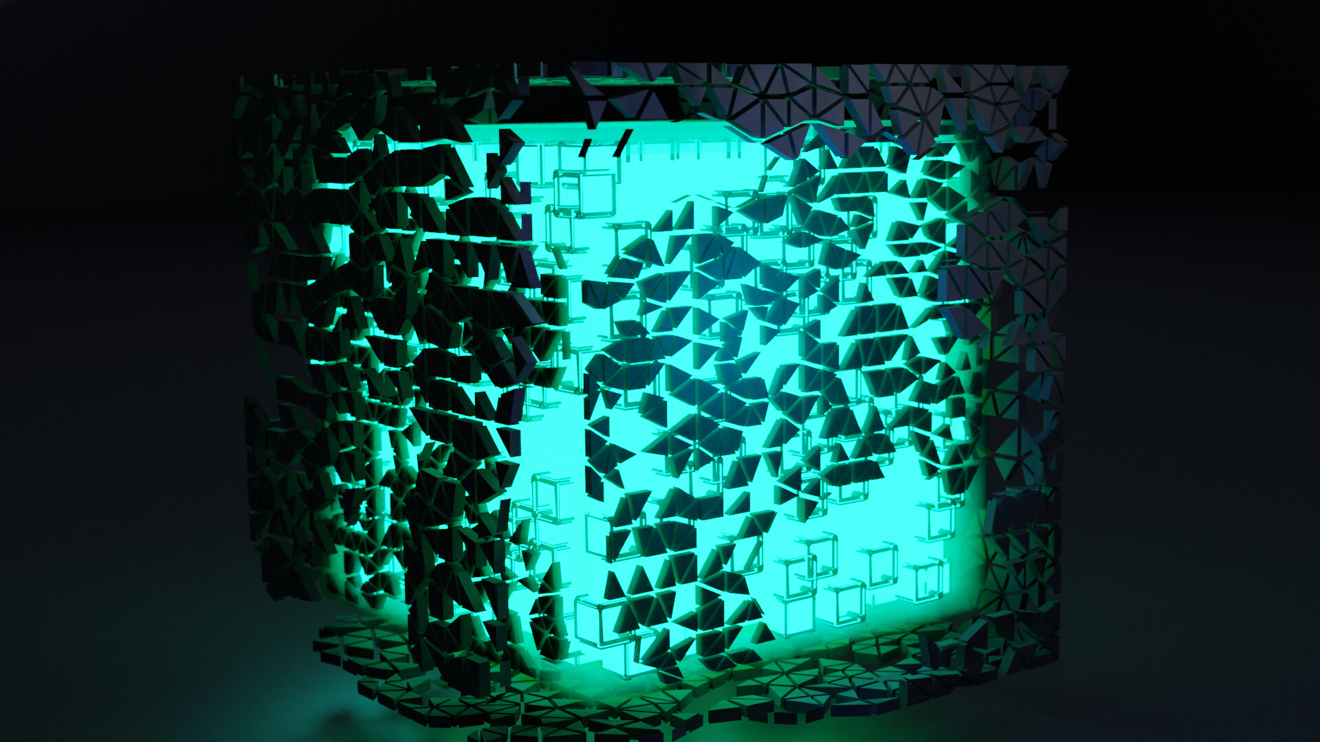 ArtStation - Glowing Cubes