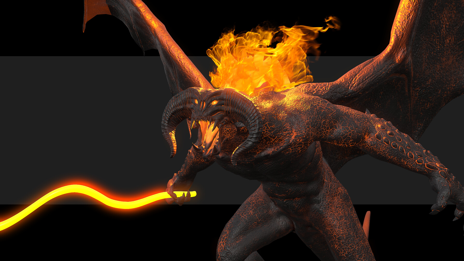 ArtStation - Lord of The Rings' Balrog of Moria (Durin's Bane)