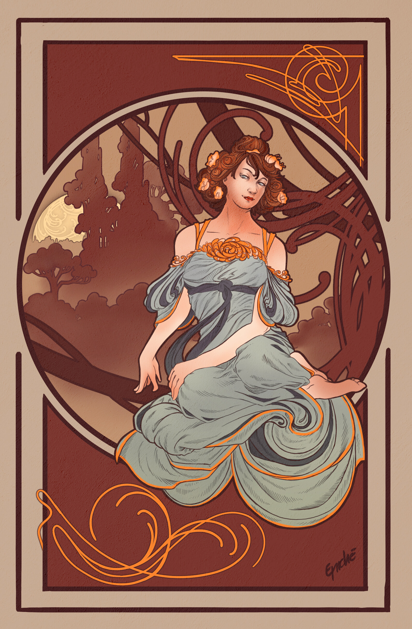 ArtStation - Lady in the tree