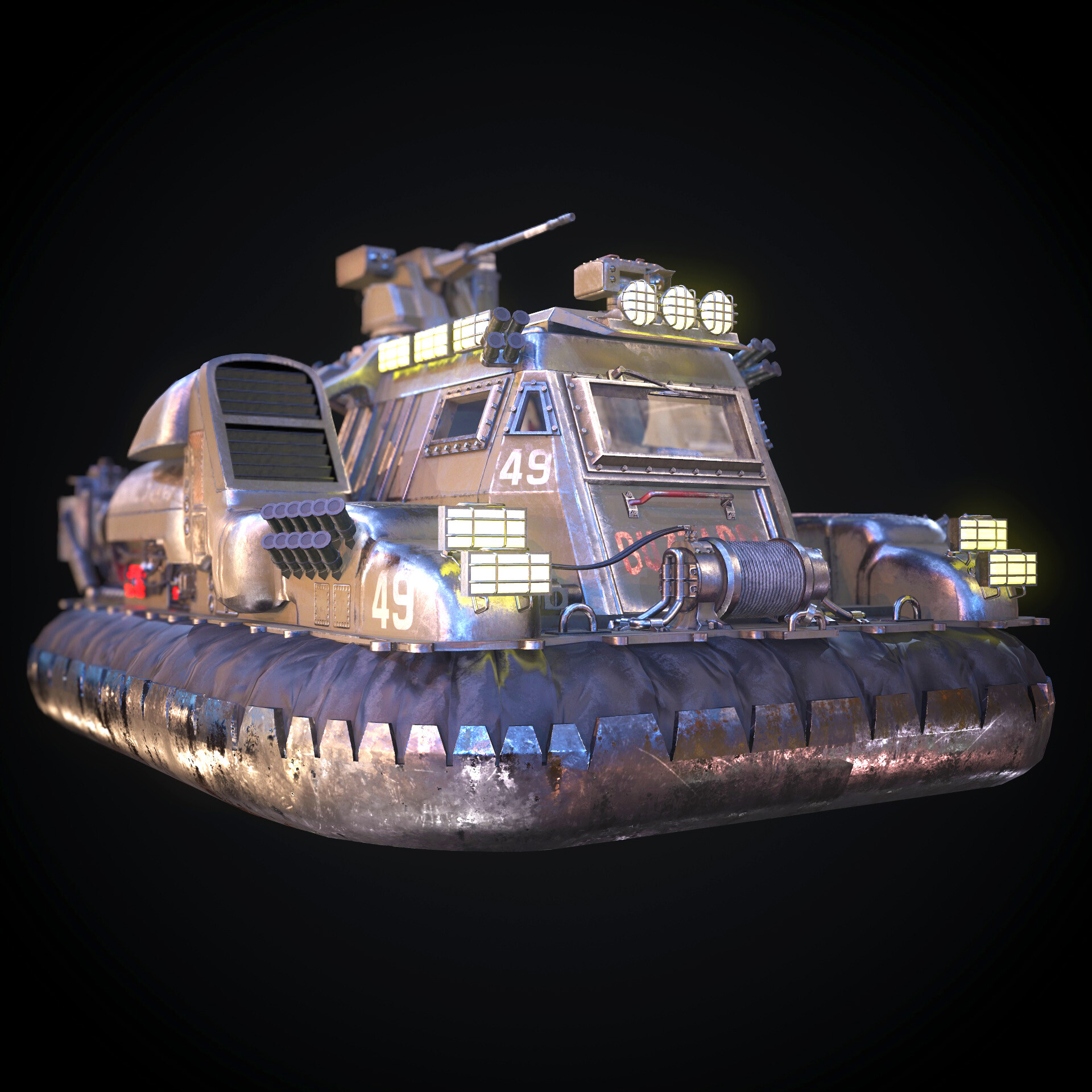 Shaafi Ahmad - West Tek M17 Armored Hovercraft