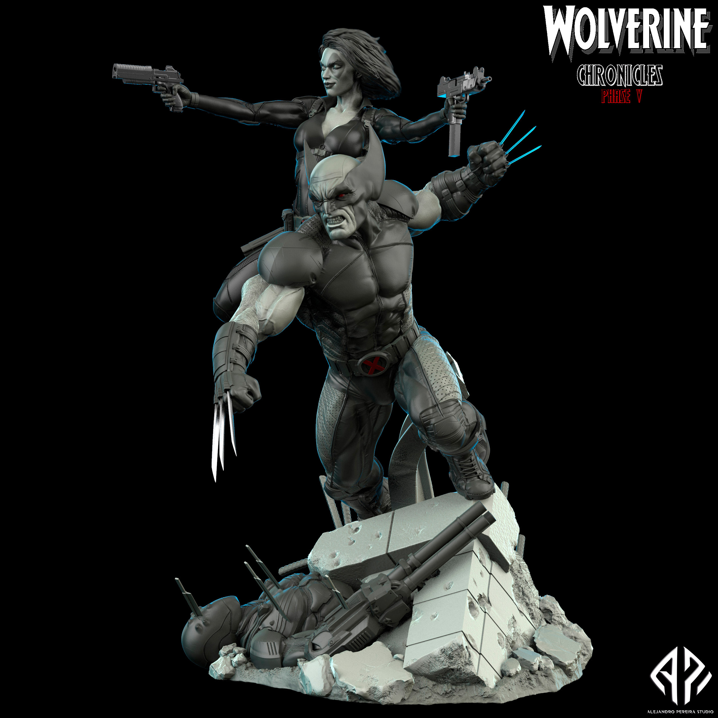 Alejandro Pereira - Phase 5 X-Force Wolverine & Domino