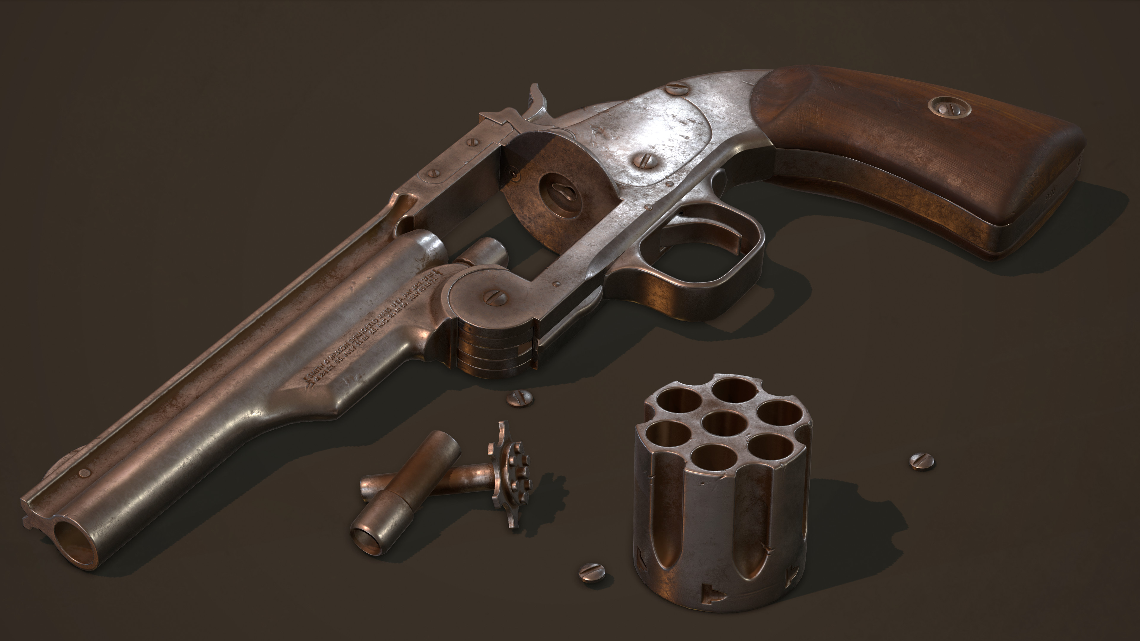 Amon Kalagin - Smith & Wesson Model 3 Schofield Revolver