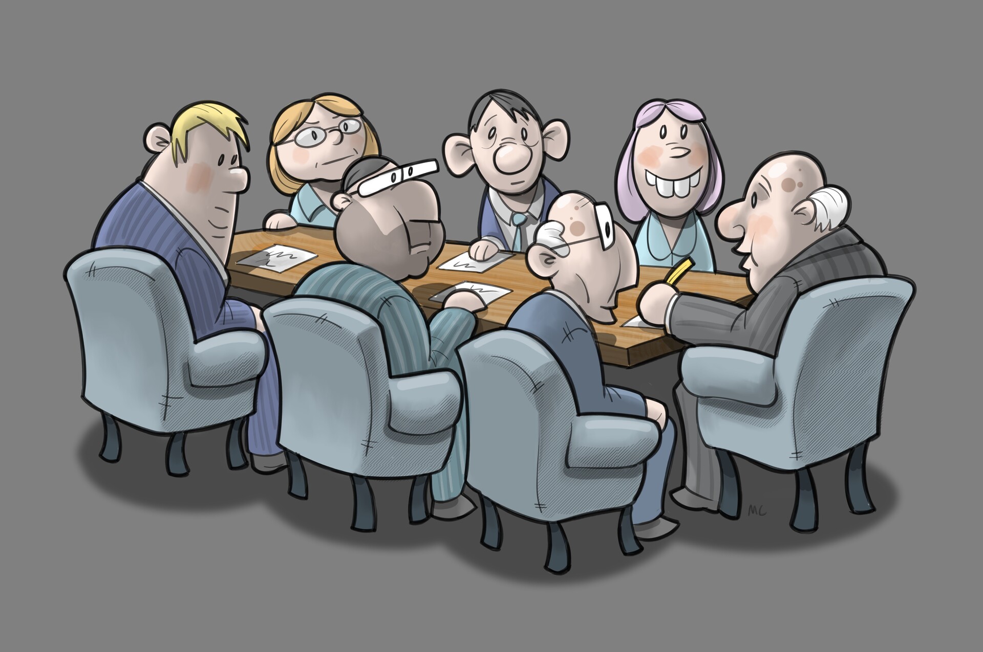 ArtStation - council meeting