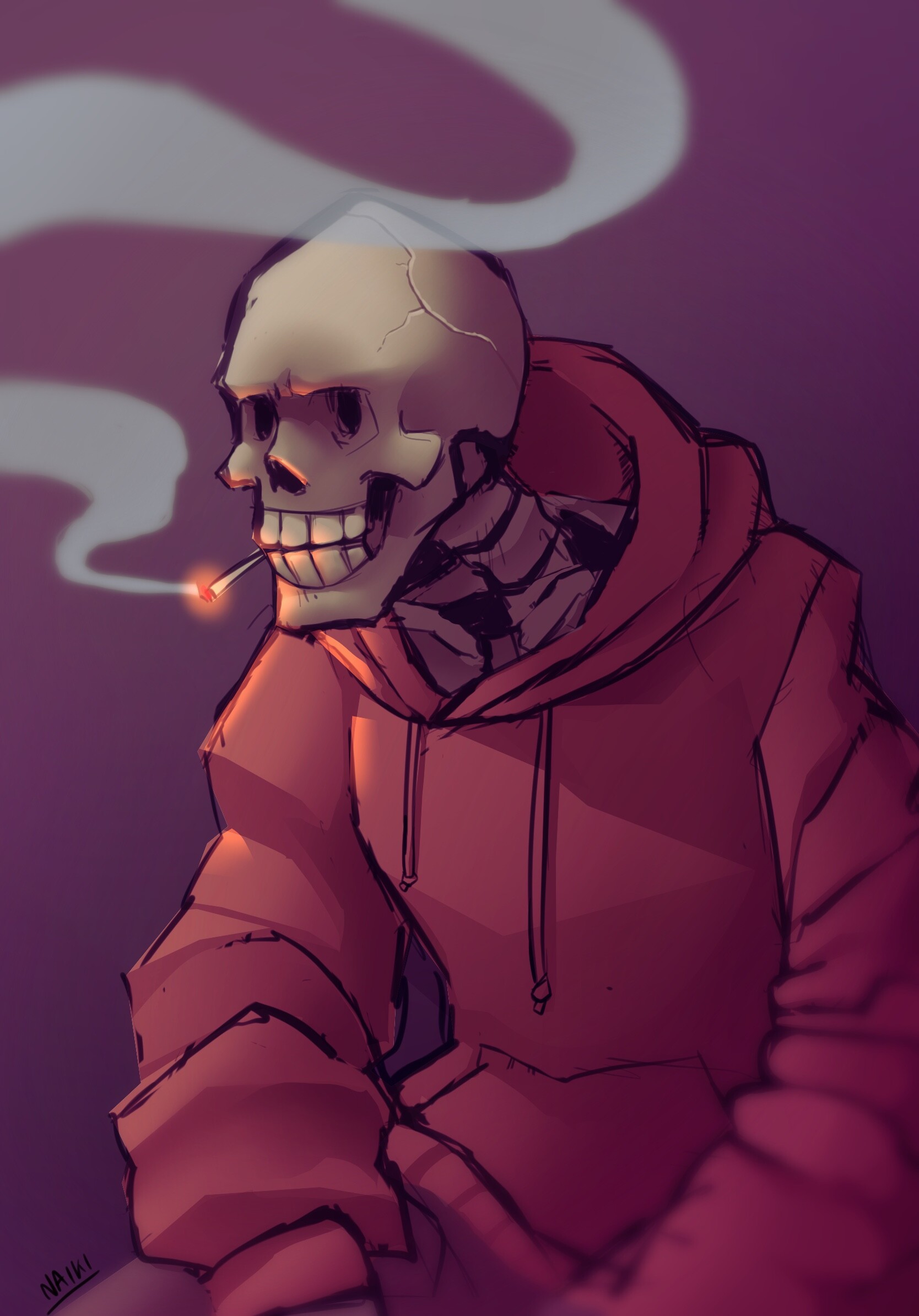 ArtStation - Underswap Papyrus 1Hour fanart.