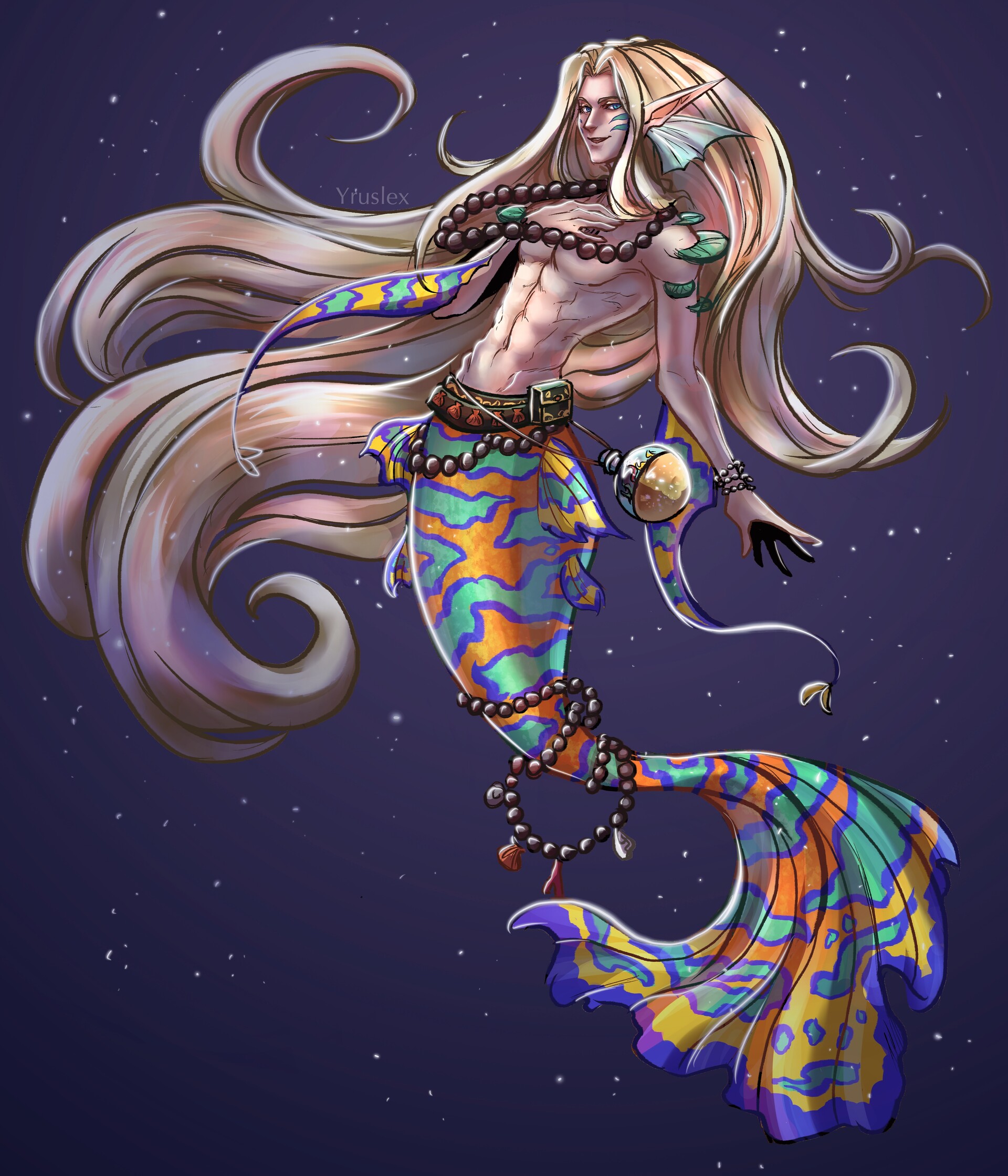 Stephanie Black - Merman commission