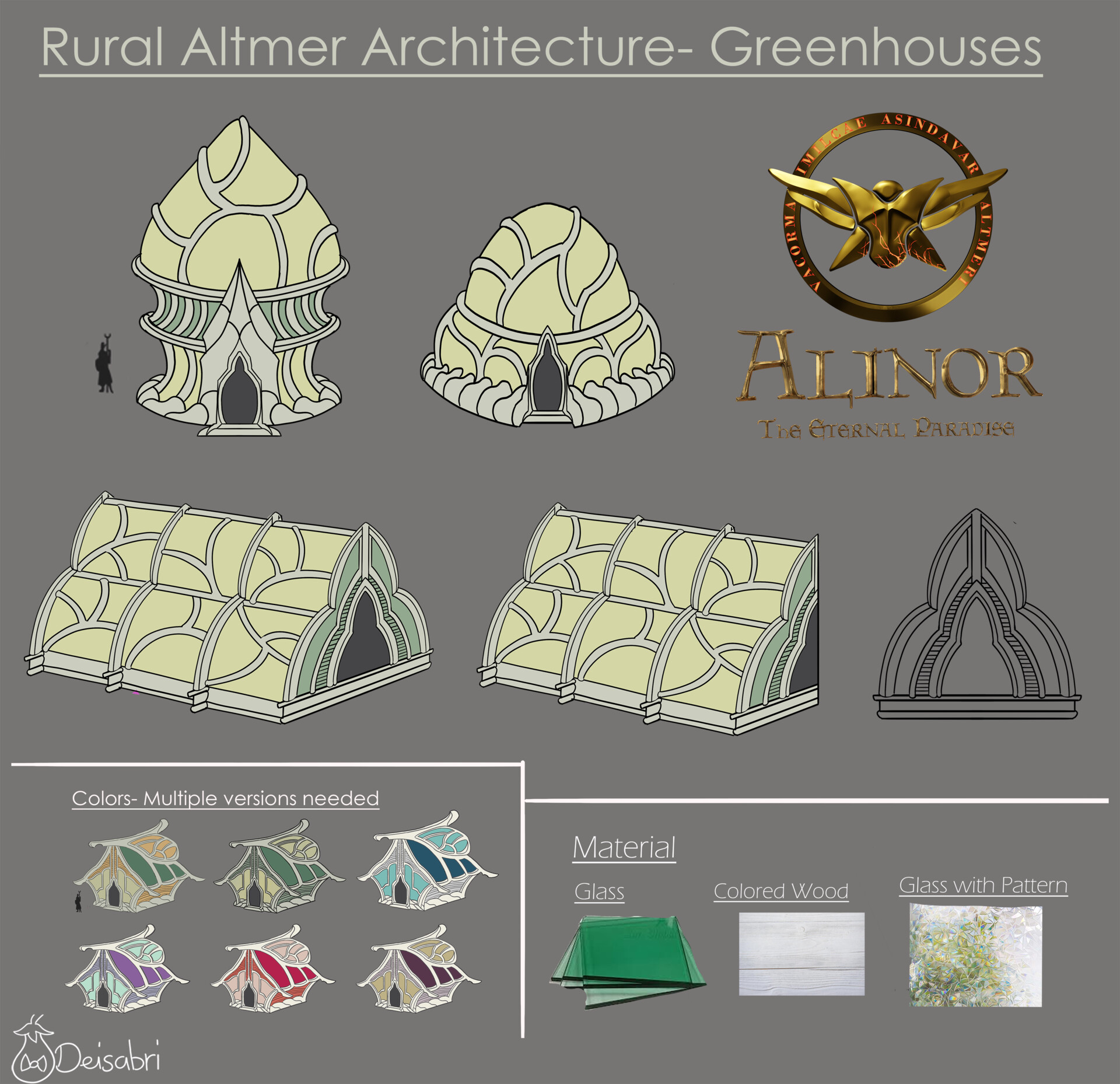 Sonja Krasilovska - Alinor: Altmer Rural Architectur Set House 1
