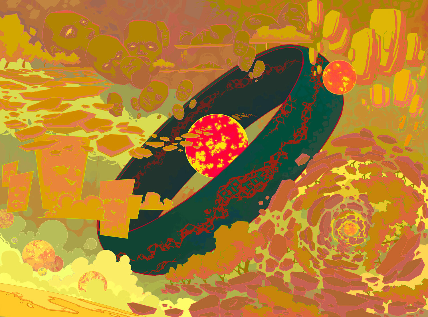 ArtStation - Color exploration - Primordial Sun RIP Joe Yee