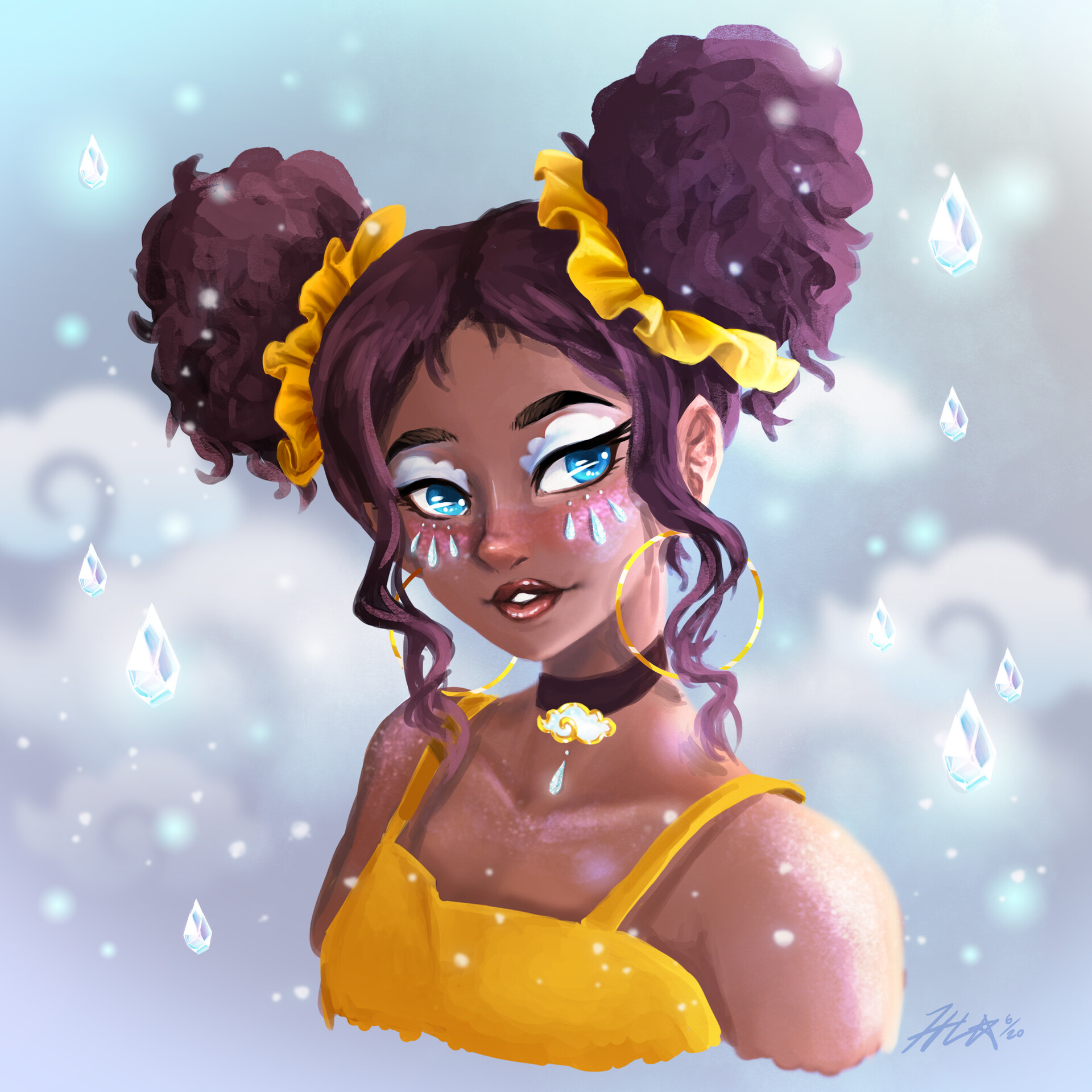 ArtStation - Draw This In Your Style- Rain Queen