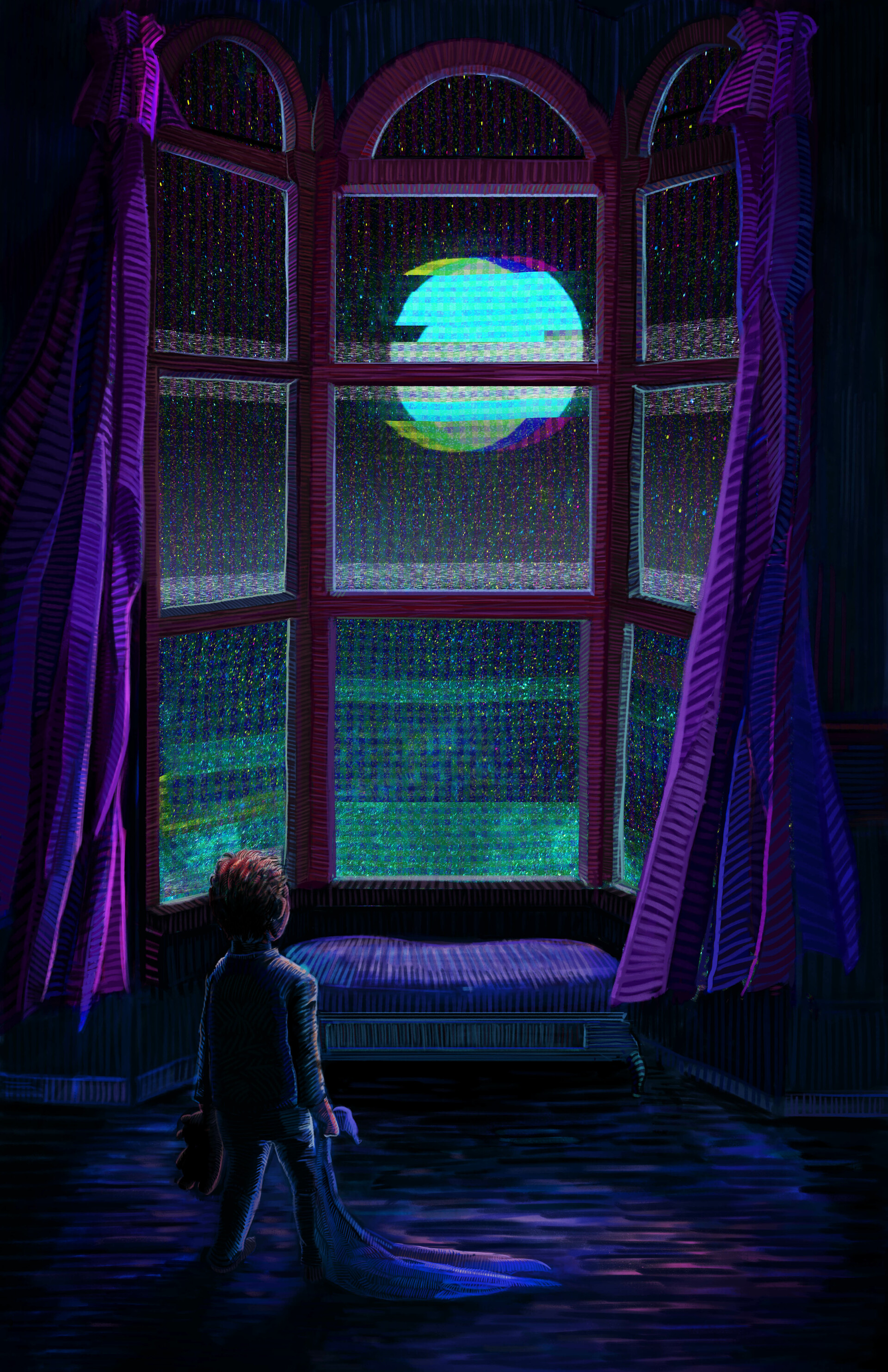 ArtStation - MOONLIGHT Book Cover