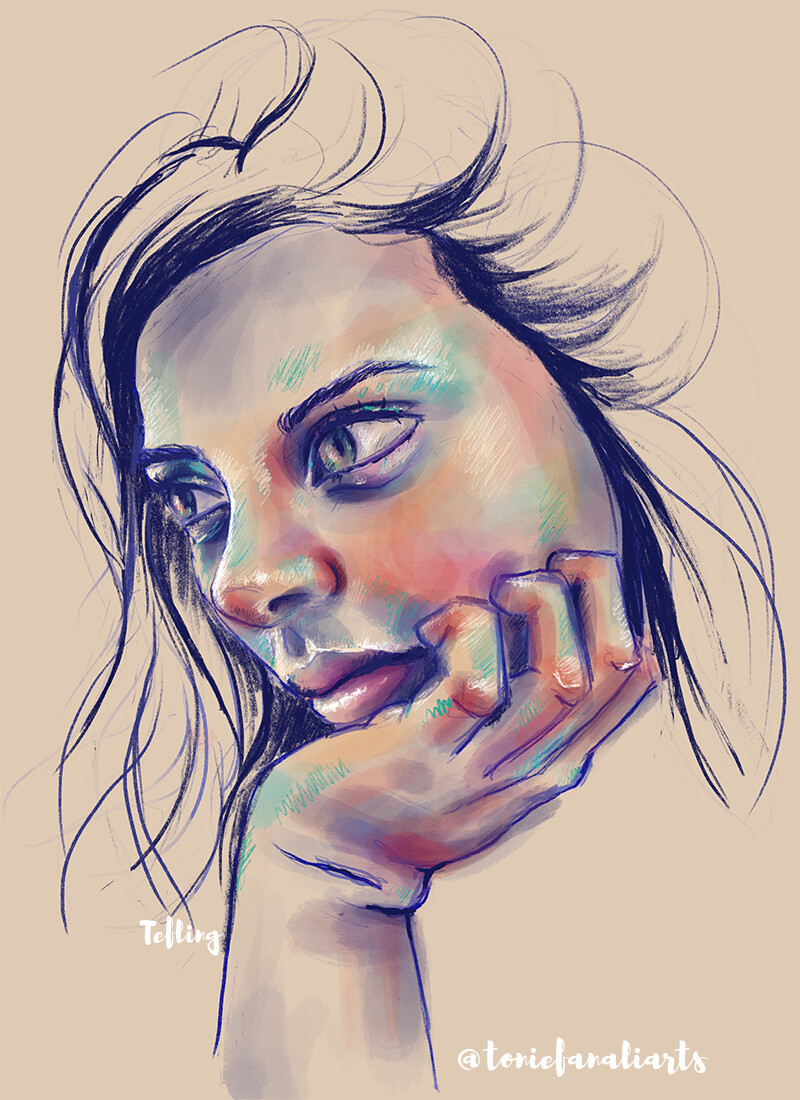 Toni Fanali - Sktchy Challenge - 30 Faces 30 Days