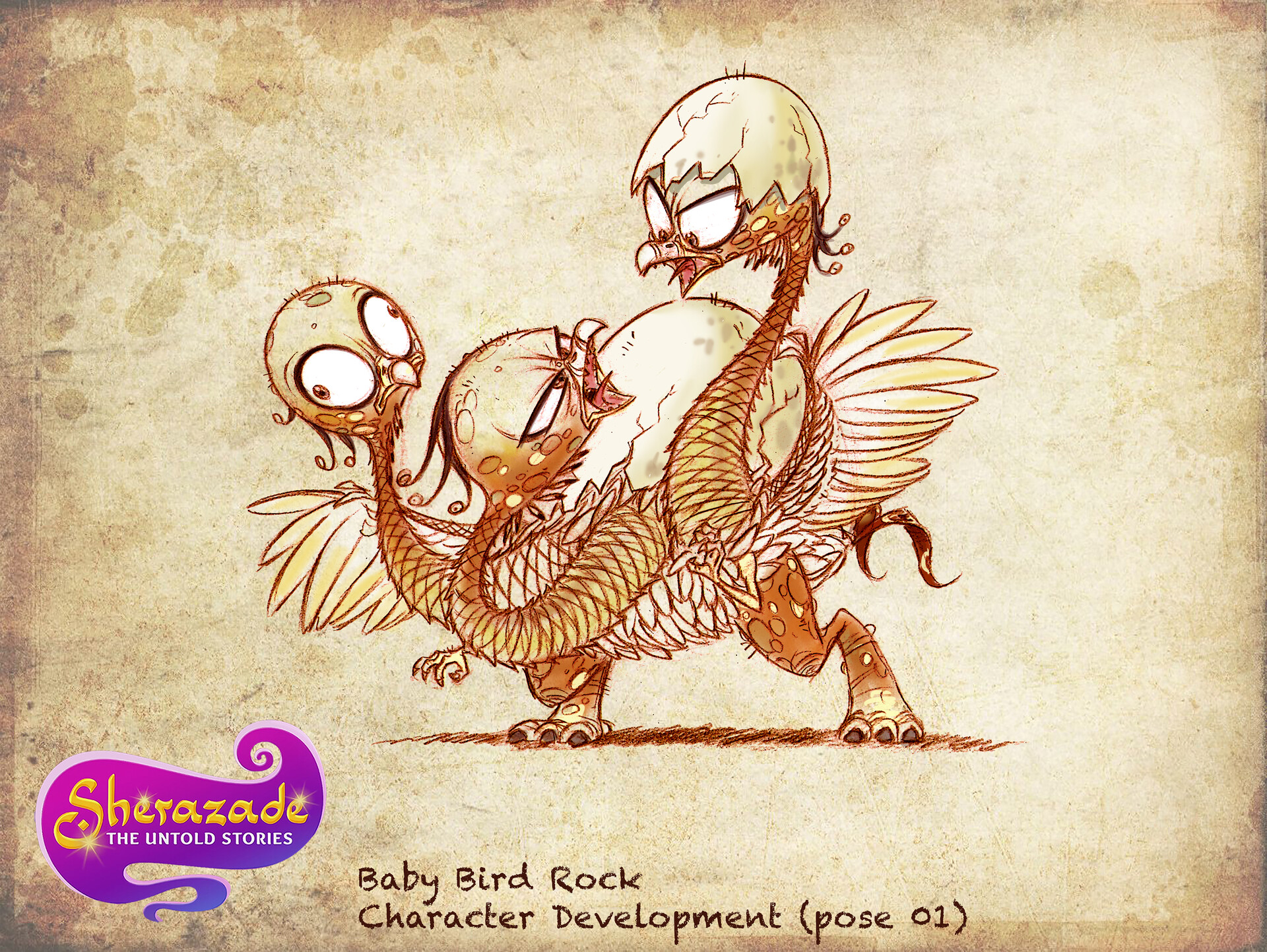 ArtStation - "Baby Bird Rock" Character Development (for Hahn Film AG)