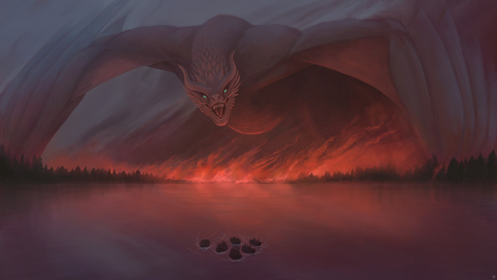 ArtStation - Vampire dragon