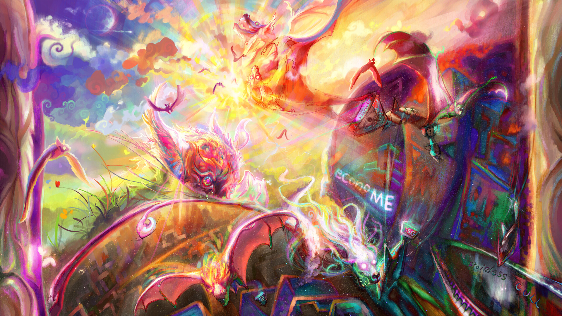 ArtStation - Bio-War-Fare-BAT-SHIT-KrAzY!!