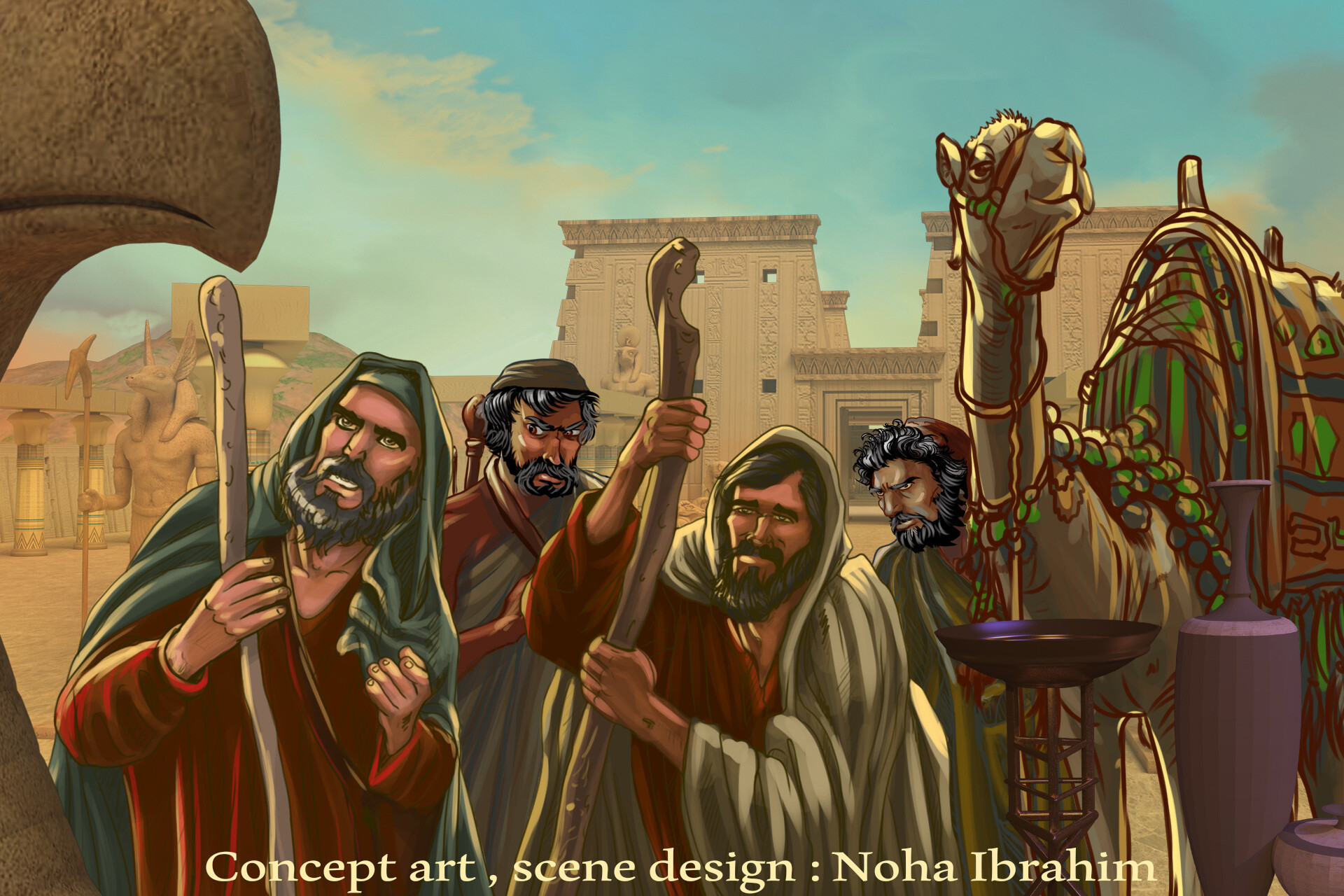 ArtStation - yussuf animation storytelling by : Noha Ibraim